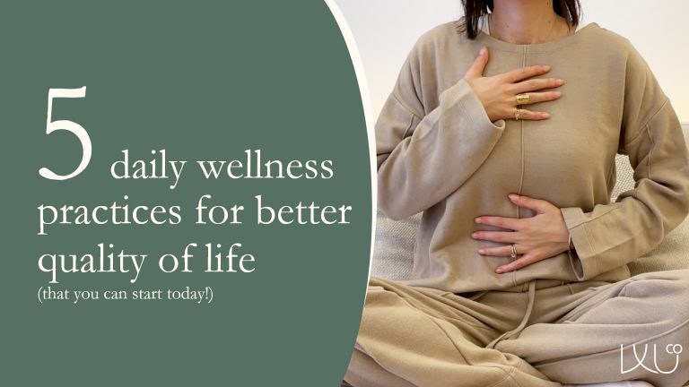 5 easy wellness practices you can start today!